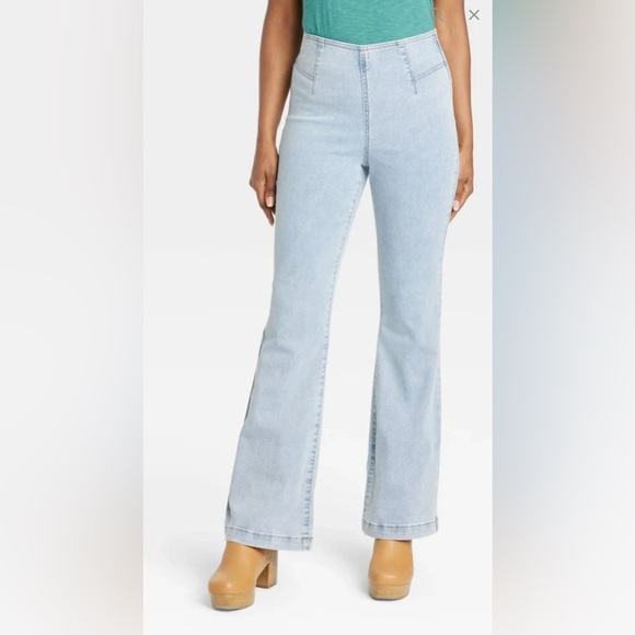 Knox Rose | Jeans | Knox Rose Light Blue Pull On Flare Jeans 2 | Poshmark